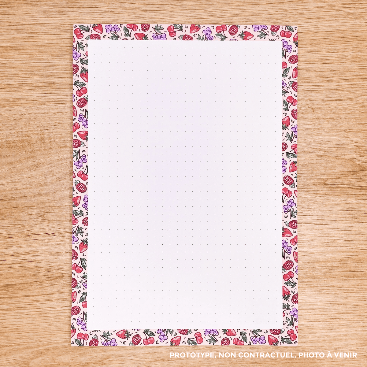 Bloc-notes "Fruits rouges" - Bloc-notes A5 – La boutique de Margaux